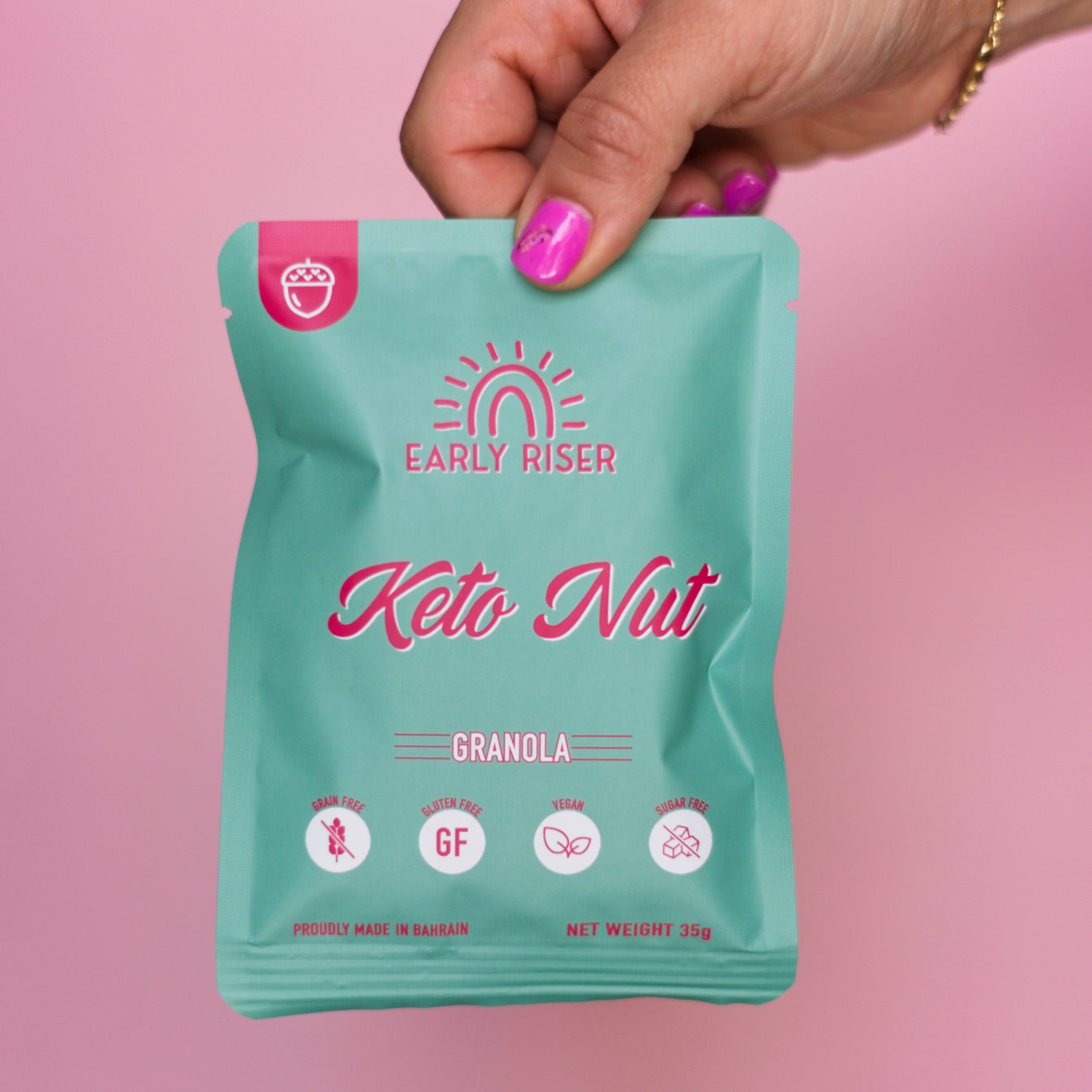 Keto Nut Granola Sachet Box - 10 sachets – Early Riser