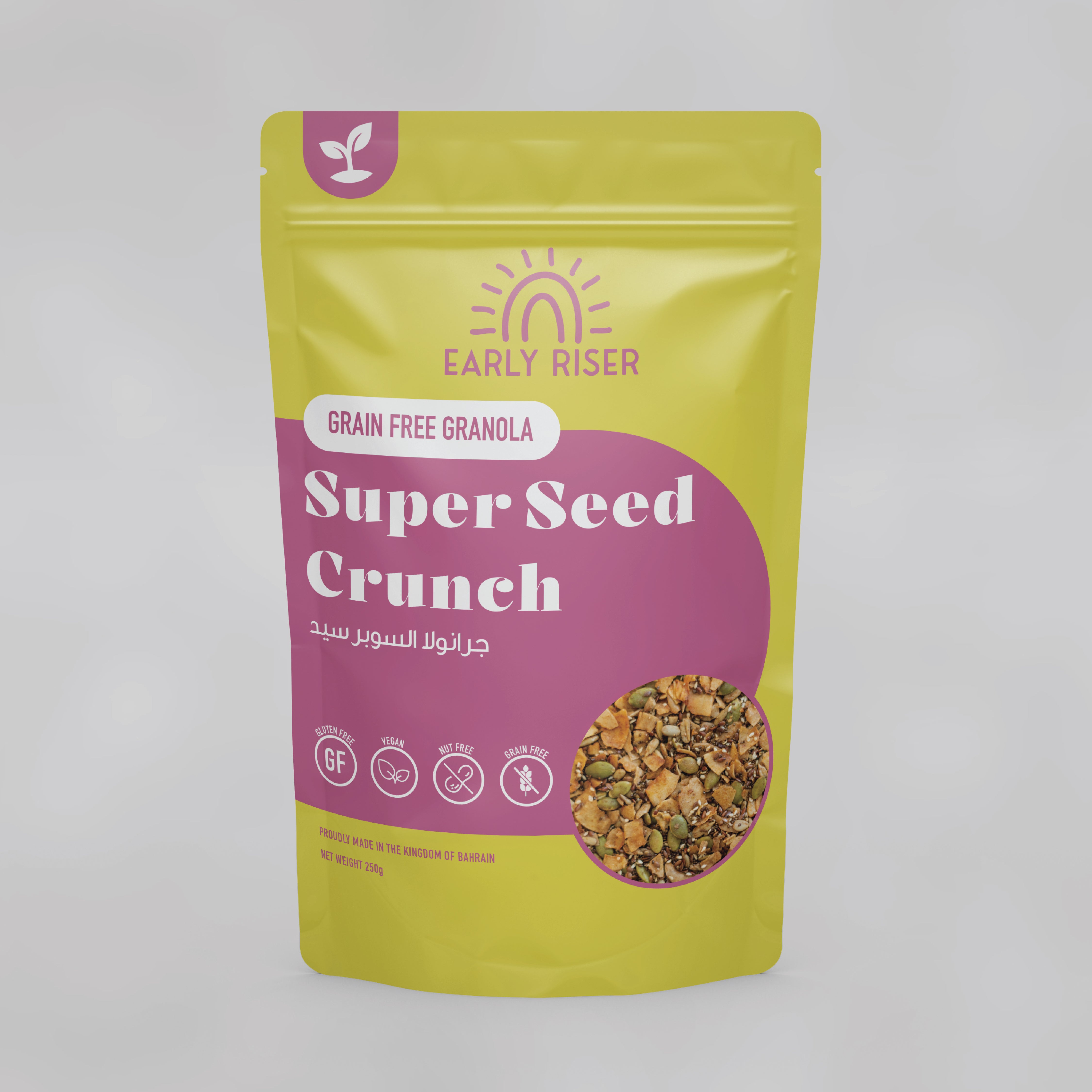 Super Seed Crunch Granola – Early Riser